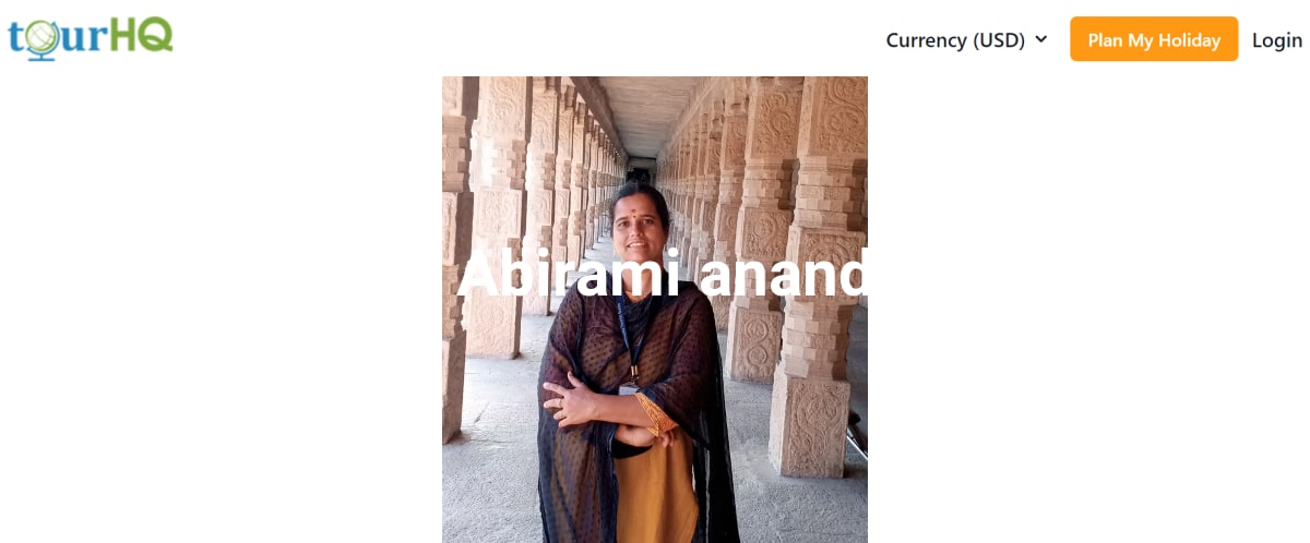 M. Abirami anandan Private Tour Guide in Tanjore, India - tourHQ M. Abirami anandan Private Tour Guide in Tanjore, India - tourHQ